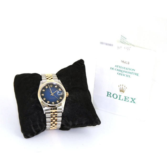 Montre bijoux Rolex Datejust 384306 d'occasion | Collector Square Montre bijoux Rolex Datejust 384306 d'occasion | Collector Square