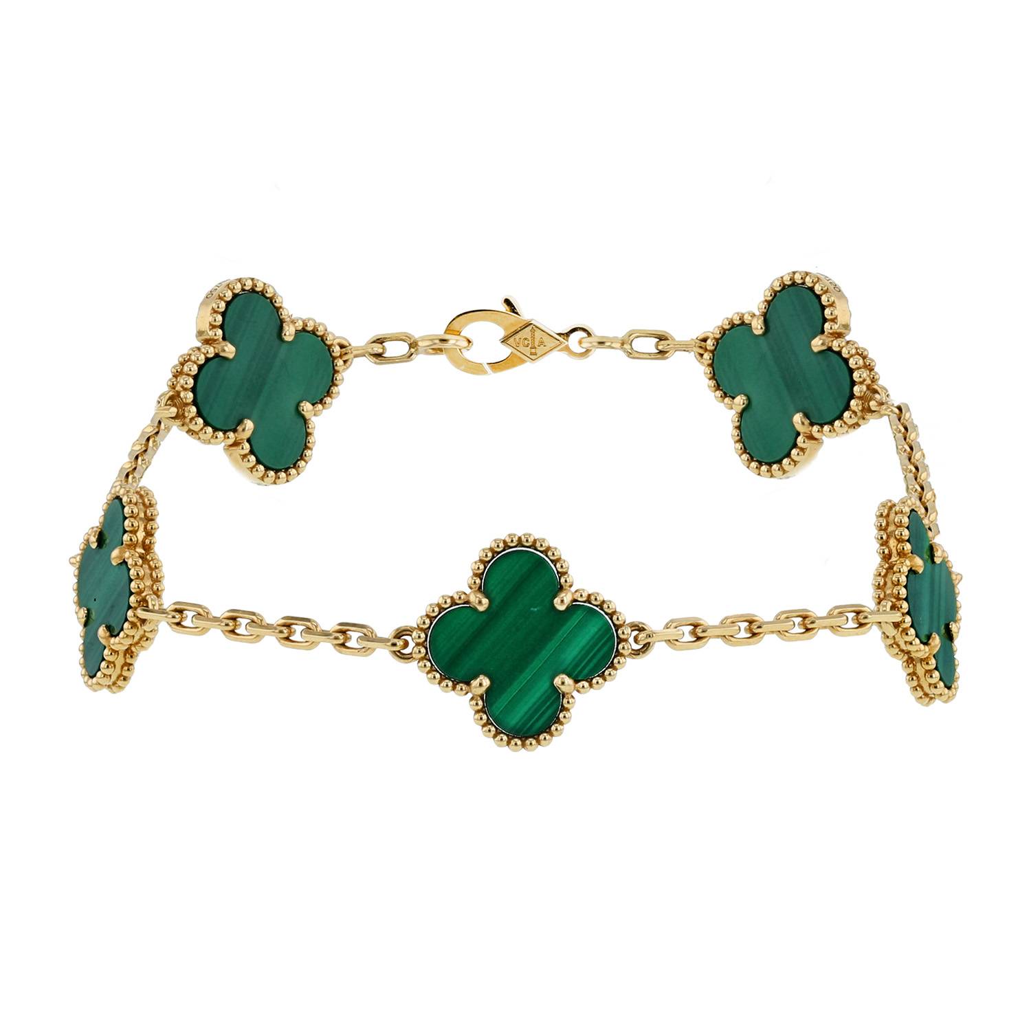 Bracelet Van Cleef Arpels Alhambra 403615 D occasion Collector Square bracelet-van-cleef-arpels-alhambra-403615-d-occasion-collector-square