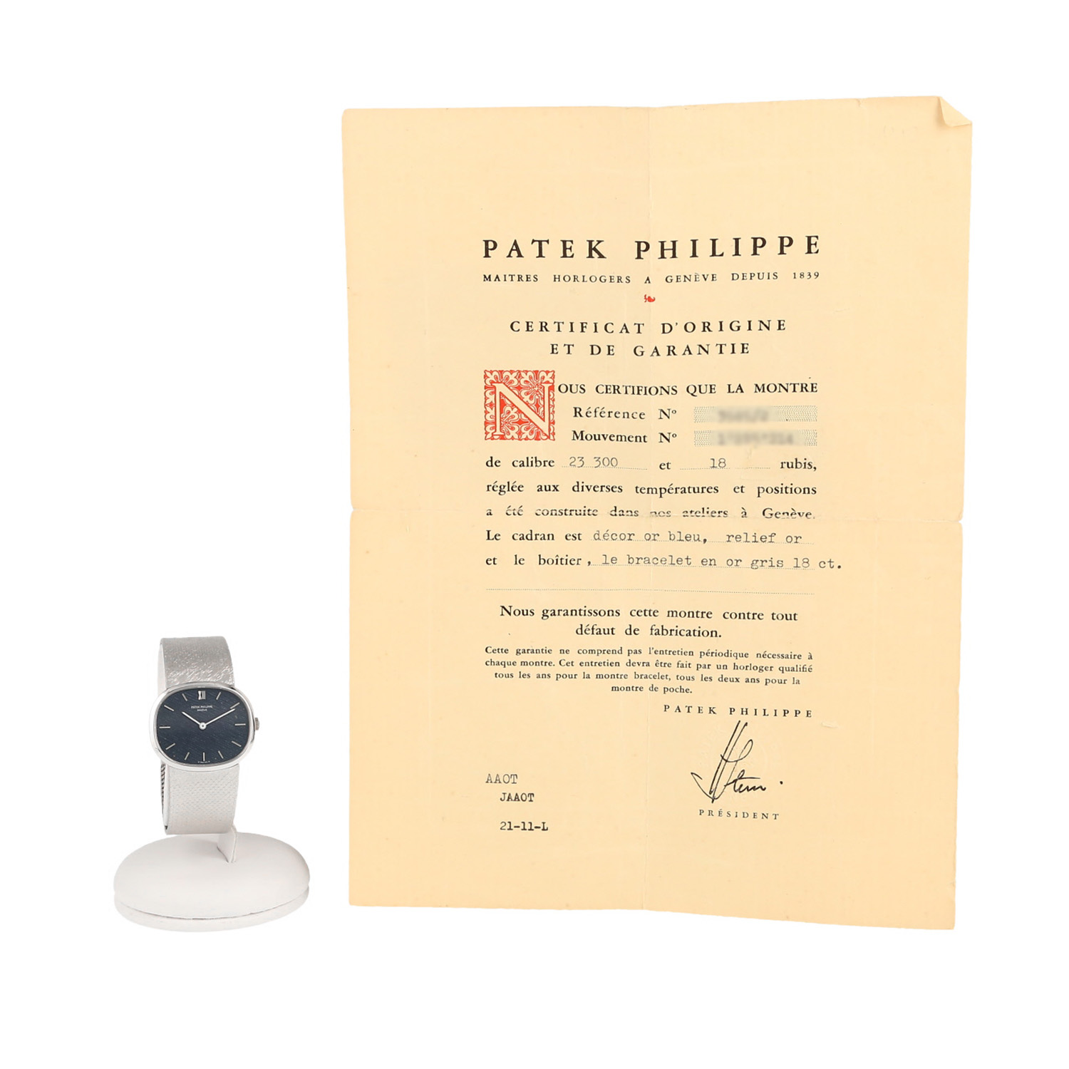 Reloj vintage Patek Philippe Golden Ellipse 409440 | Collector Square