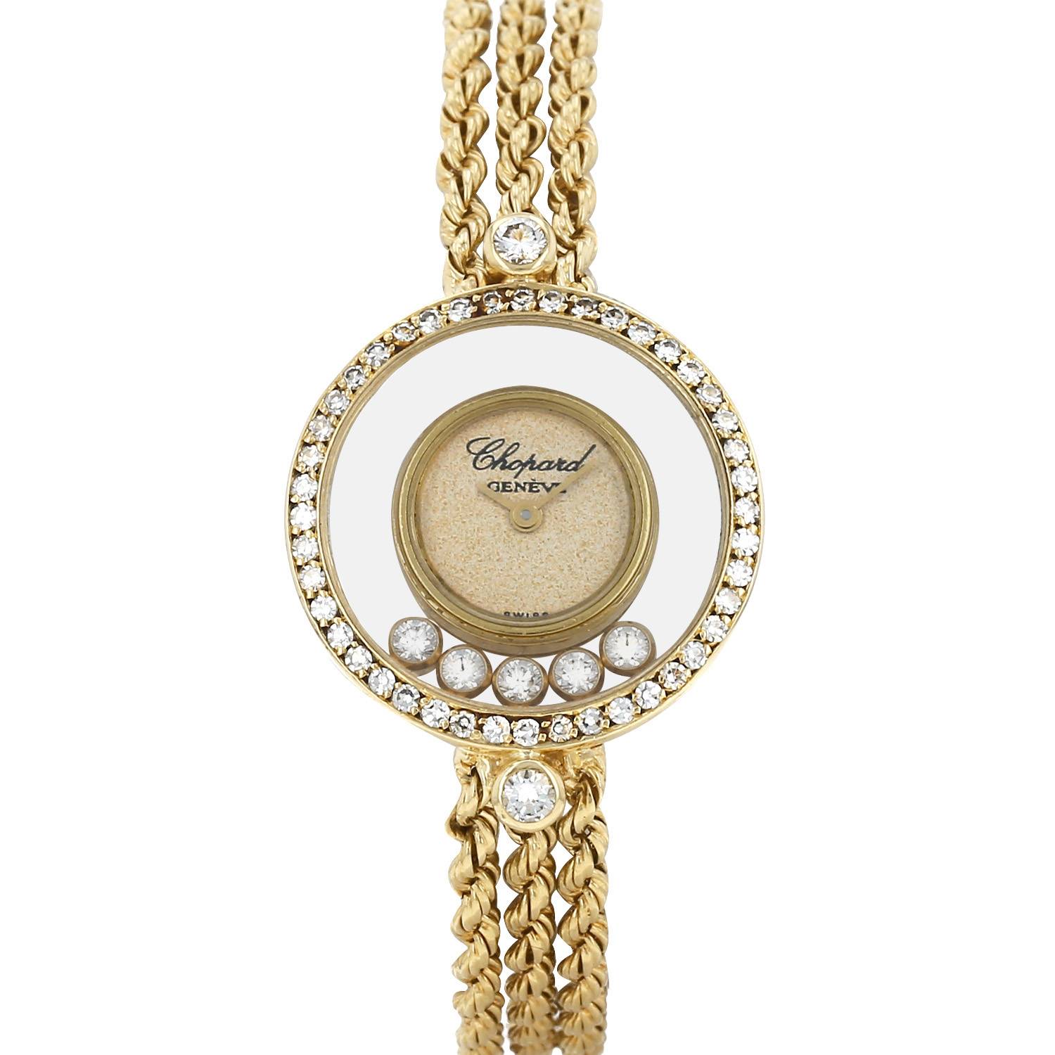 Montre bijoux Chopard Happy Diamonds 413207 | Collector Square