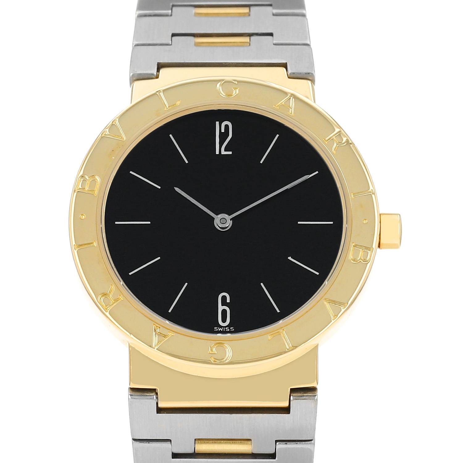 Bulgari Bulgari in gold and stainless steel Ref: Bulgari - A5012 Circa 2000