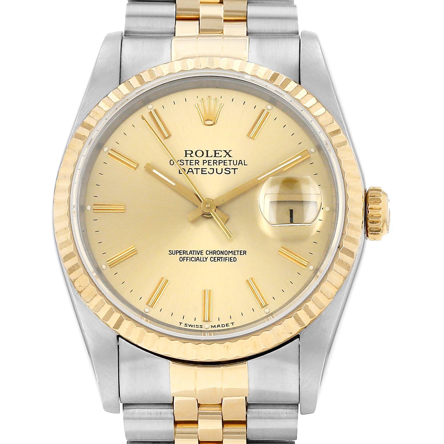Rolex Datejust in gold and stainless steel Ref: Rolex - 16233 Circa 1990 - Great Gifts Club