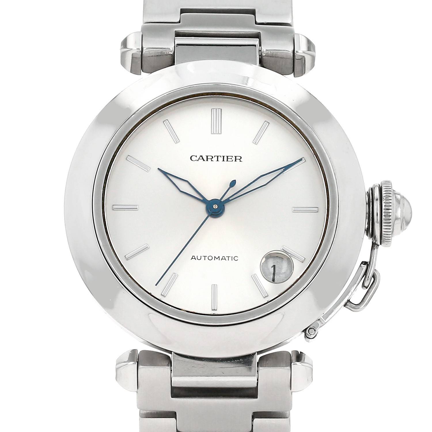 Cartier Pasha in stainless steel Ref: Cartier - 2324 Circa 2000 - Great ...